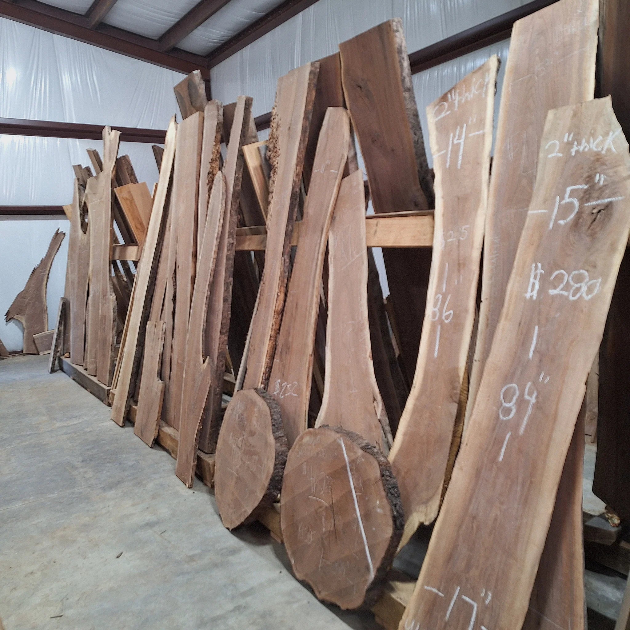 Kiln-Dried Live Edge Wood Slabs for Epoxy & Furniture – Ol Loggin Sawmill